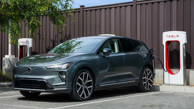 Charging a Volvo EV at a Tesla Supercharger in Europe will get way easier