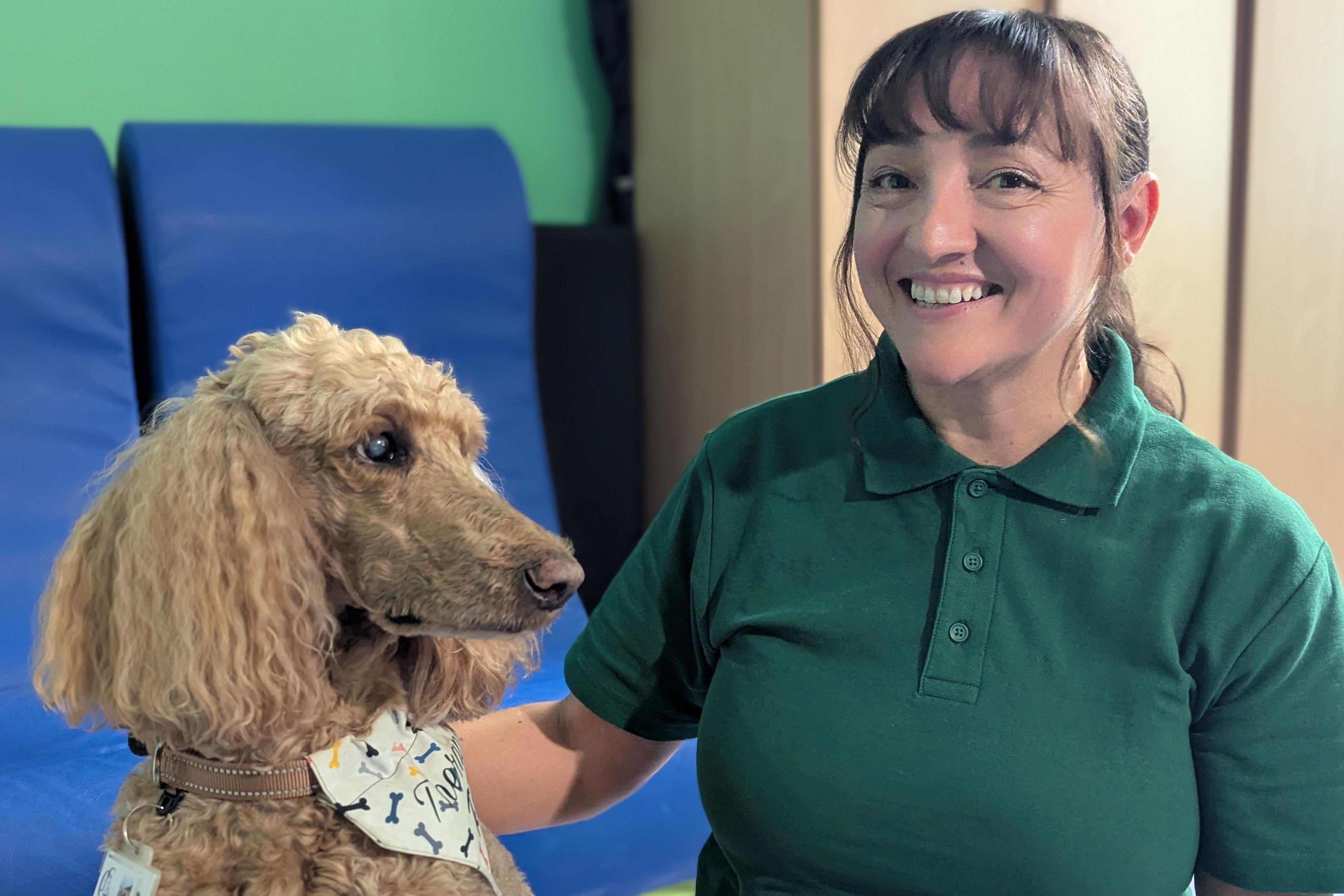 'Dogs don't judge you': NHS trust rolls out animal therapy scheme