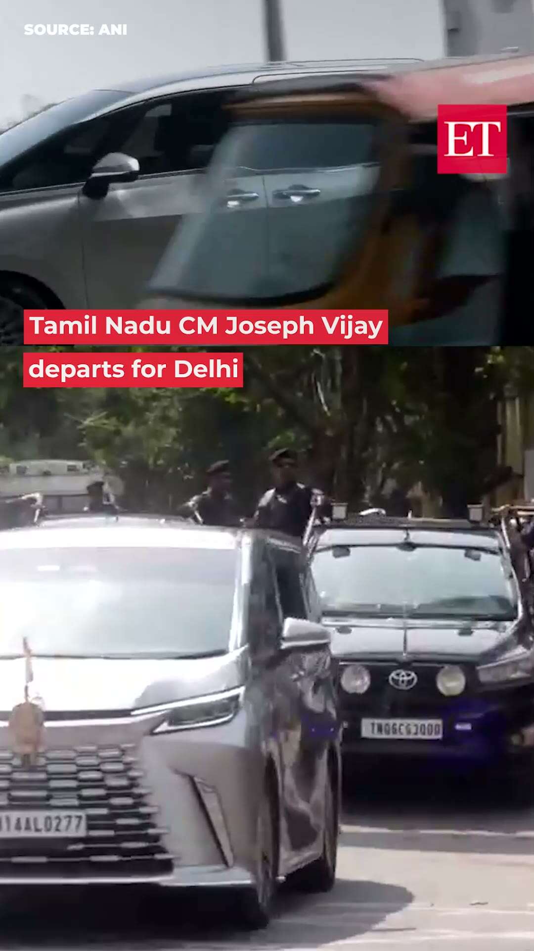 Tamil Nadu CM C Joseph Vijay heads to New Delhi for first official meet ...
