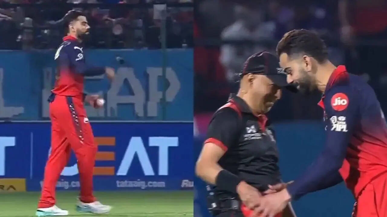 Watch: Virat Kohli marks bowling run-up, teases fans during RCB vs GT ...