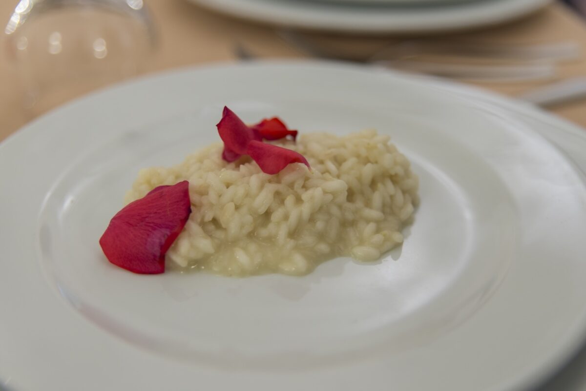 Risotto alle rose
