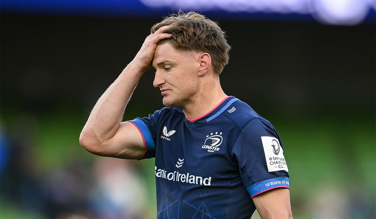 Jordie Barrett teases Leinster return after latest Champions Cup heartbreak