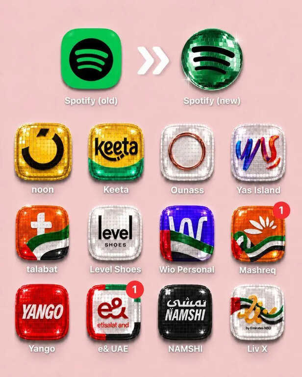 What is discomorphism? After Spotify’s viral rebrand, disco-ball logos ...