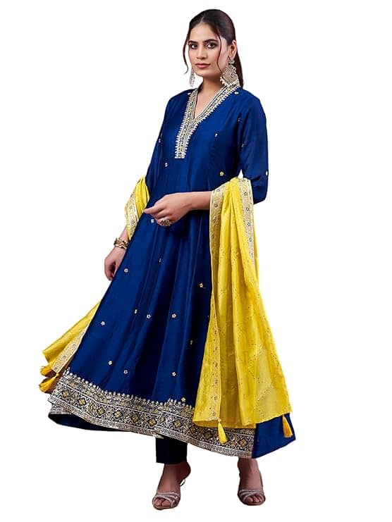 Best anarkali kurta sets for women on Amazon for elegant ethnic style