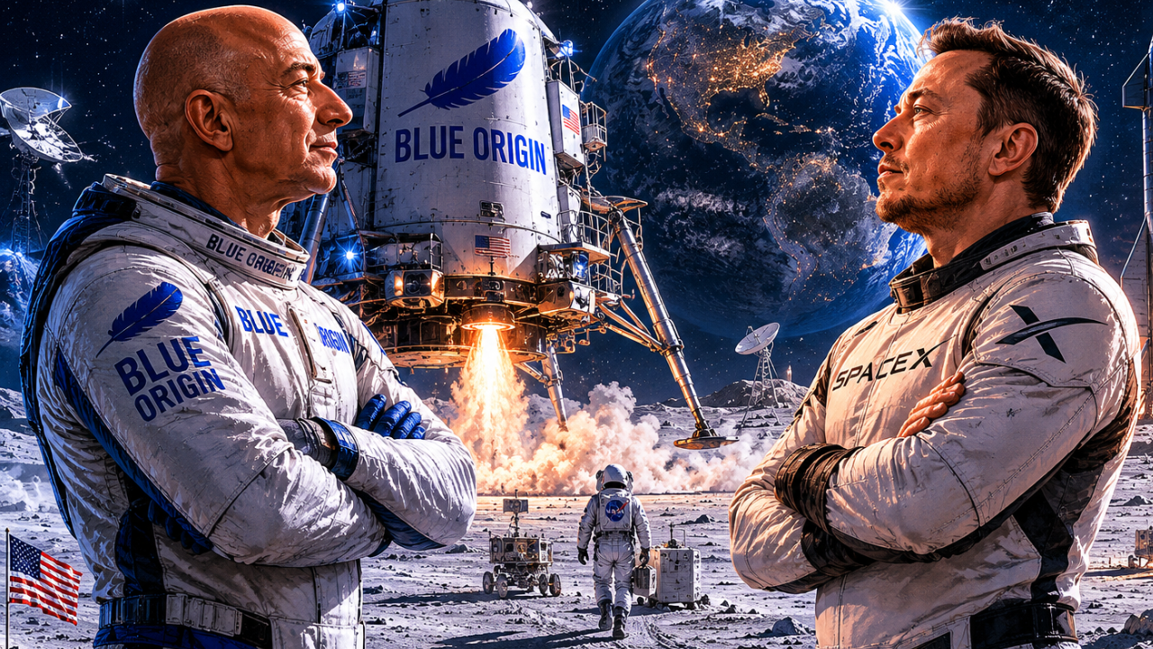 Billionaire wars: Jeff Bezos steals $230M moon deal from Elon Musk as ...