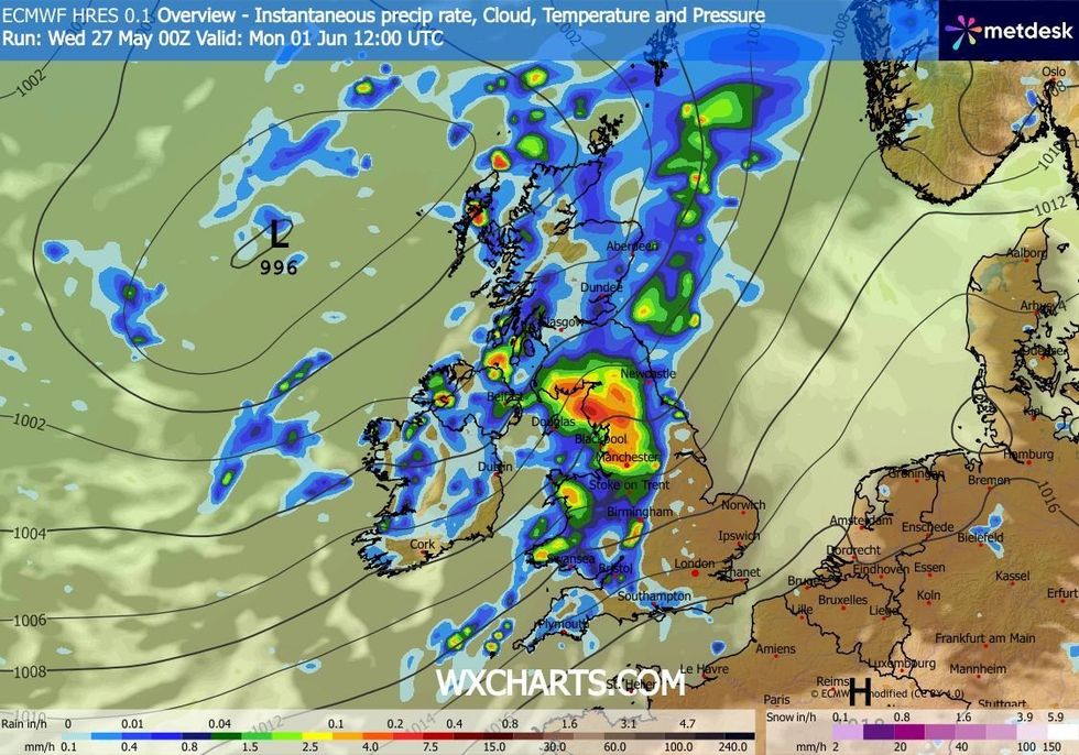 UK weather: 'Atom bomb heatwave' sparks thunderstorm warnings and flash ...