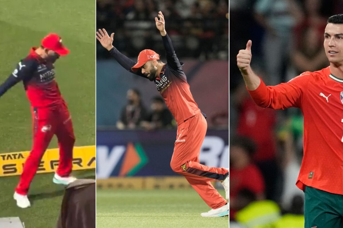 Watch: Virat Kohli whips out Cristiano Ronaldo 'Siuuu' celebration as ...