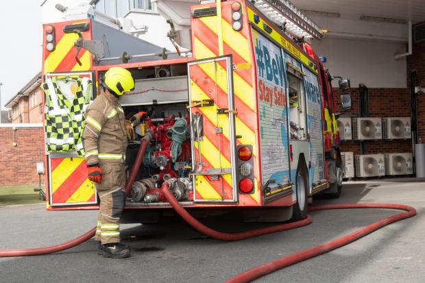 Youths deliberately start fire in York park