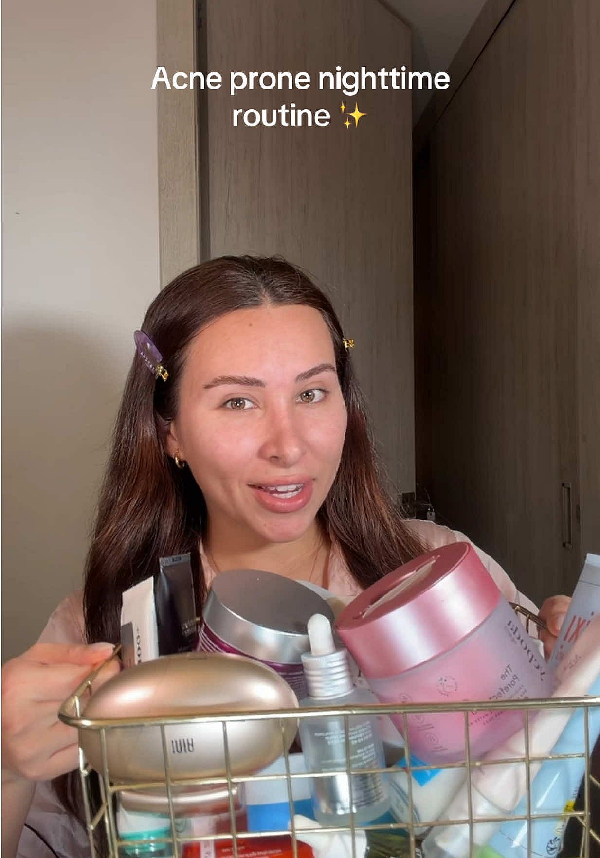 My night routine for acne prone skin