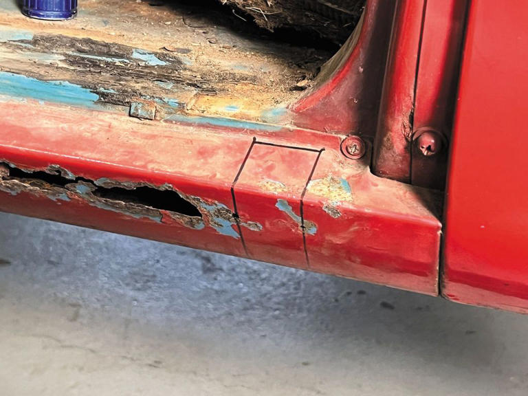 How to fabricate and install a replacement rocker panel