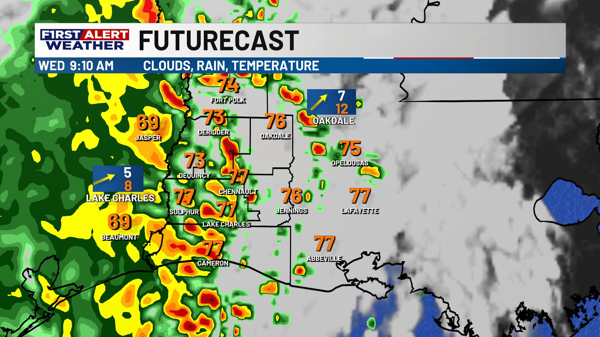 First Alert forecast: Stormy start to our Wednesday, slightly drier ...