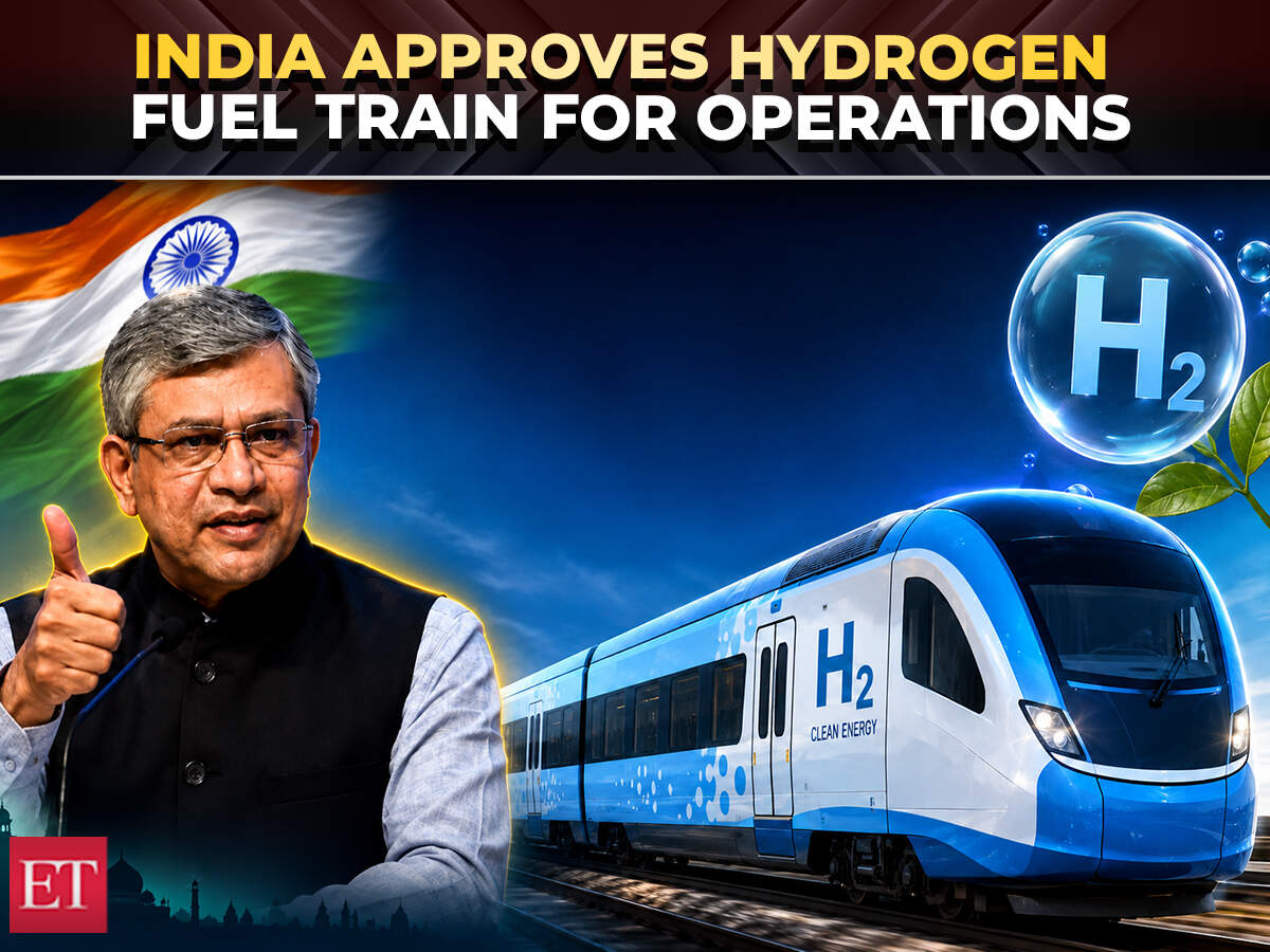 India approves first hydrogen-powered train operations on Jind-Sonipat ...