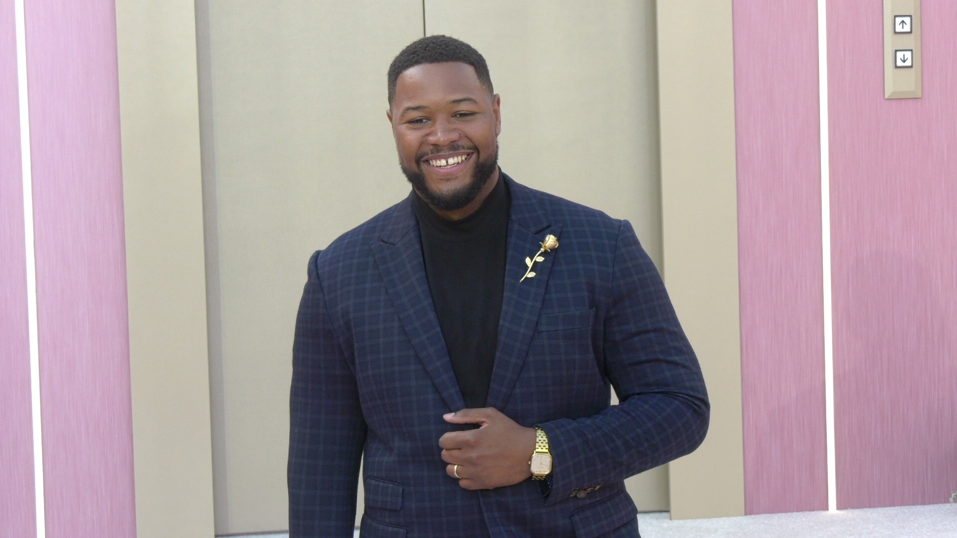 Luke Tennie attends the world premiere of Netflix's Office Romance