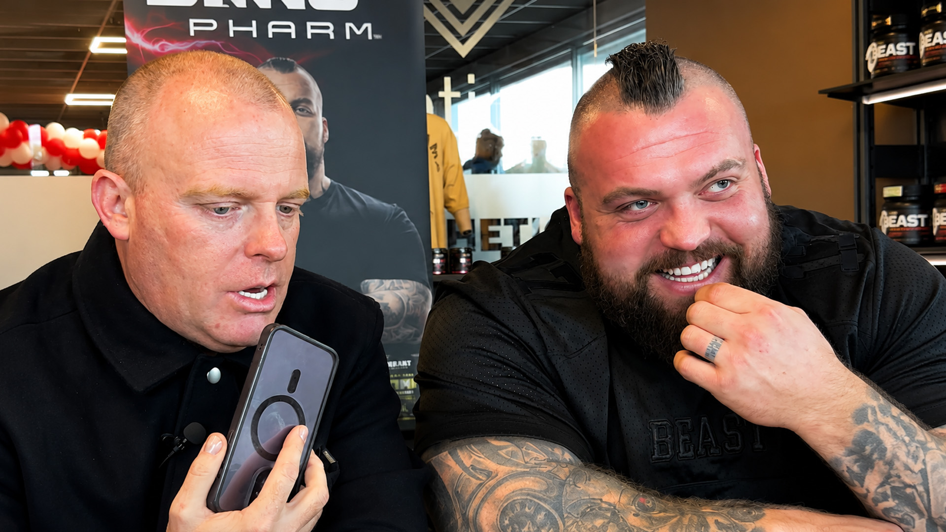 I prank called Eddie Hall's contacts