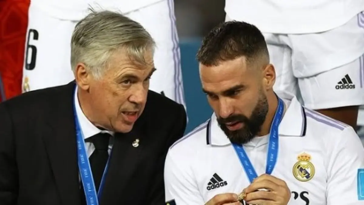 Pamit dari Real Madrid, Dani Carvajal beri hadiah pada Carlo Ancelotti