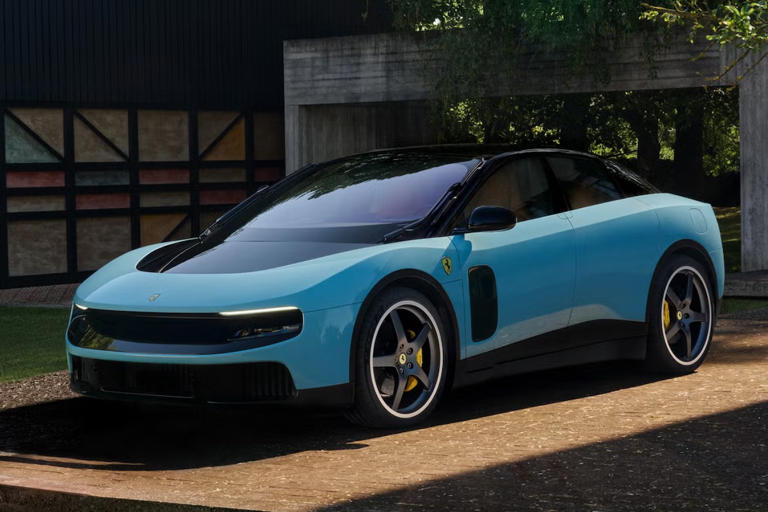 Watch: Pope Leo XIV examines Ferrari's controversial Luce electric car