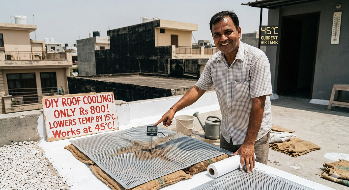 Why spend Rs 30,000 on ACs?: Man claims his Rs 800 DIY roof cooling ...