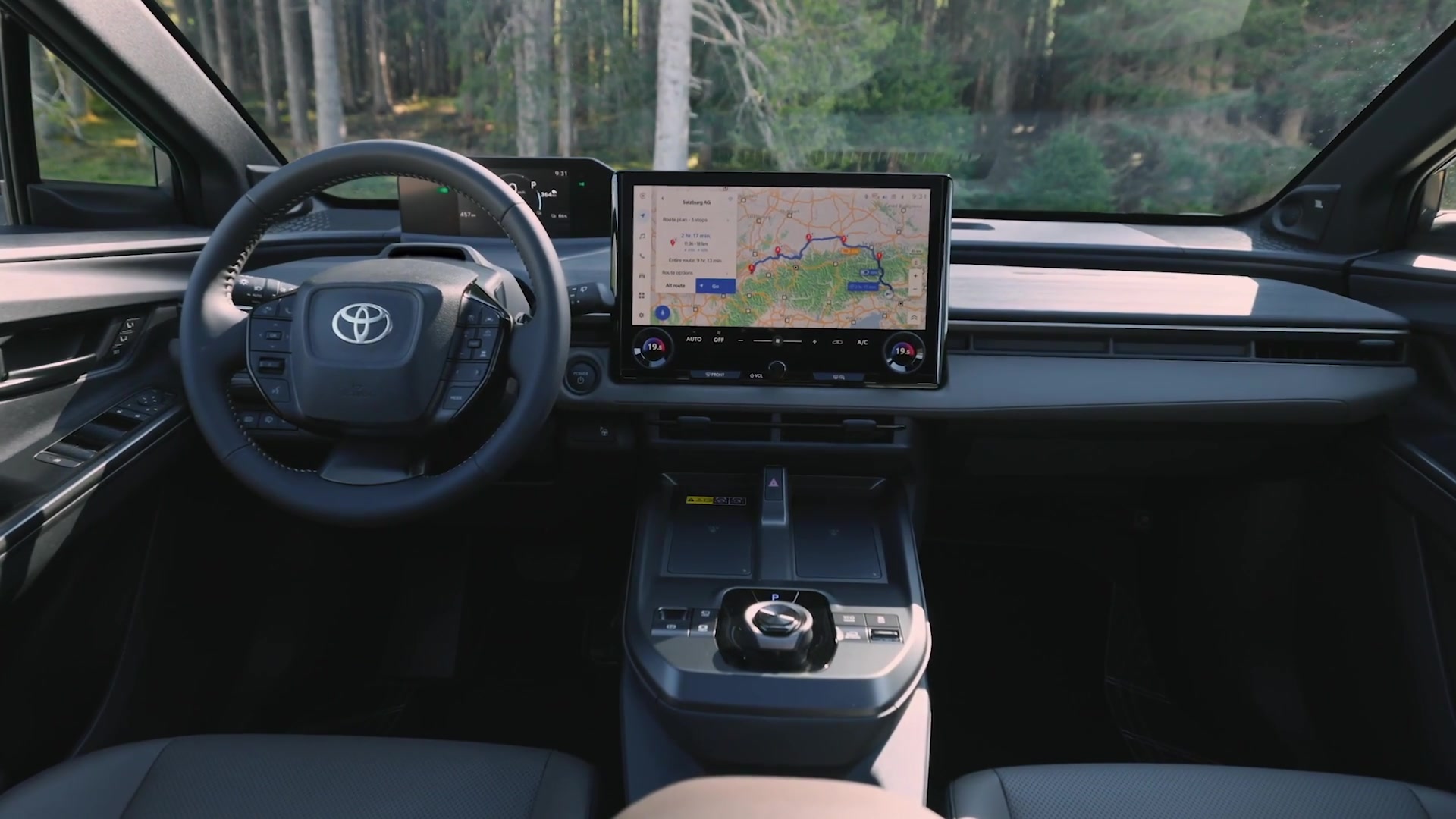 2026 Toyota bZ4X Touring in Brilliant Bronze Metallic interior design