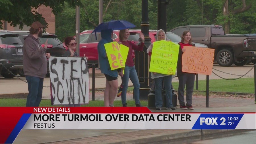 Tensions rise over Festus data center project, recall efforts