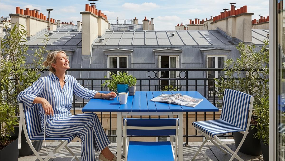 Cet ensemble IKEA à 49,99 euros transforme un petit balcon en coin ...