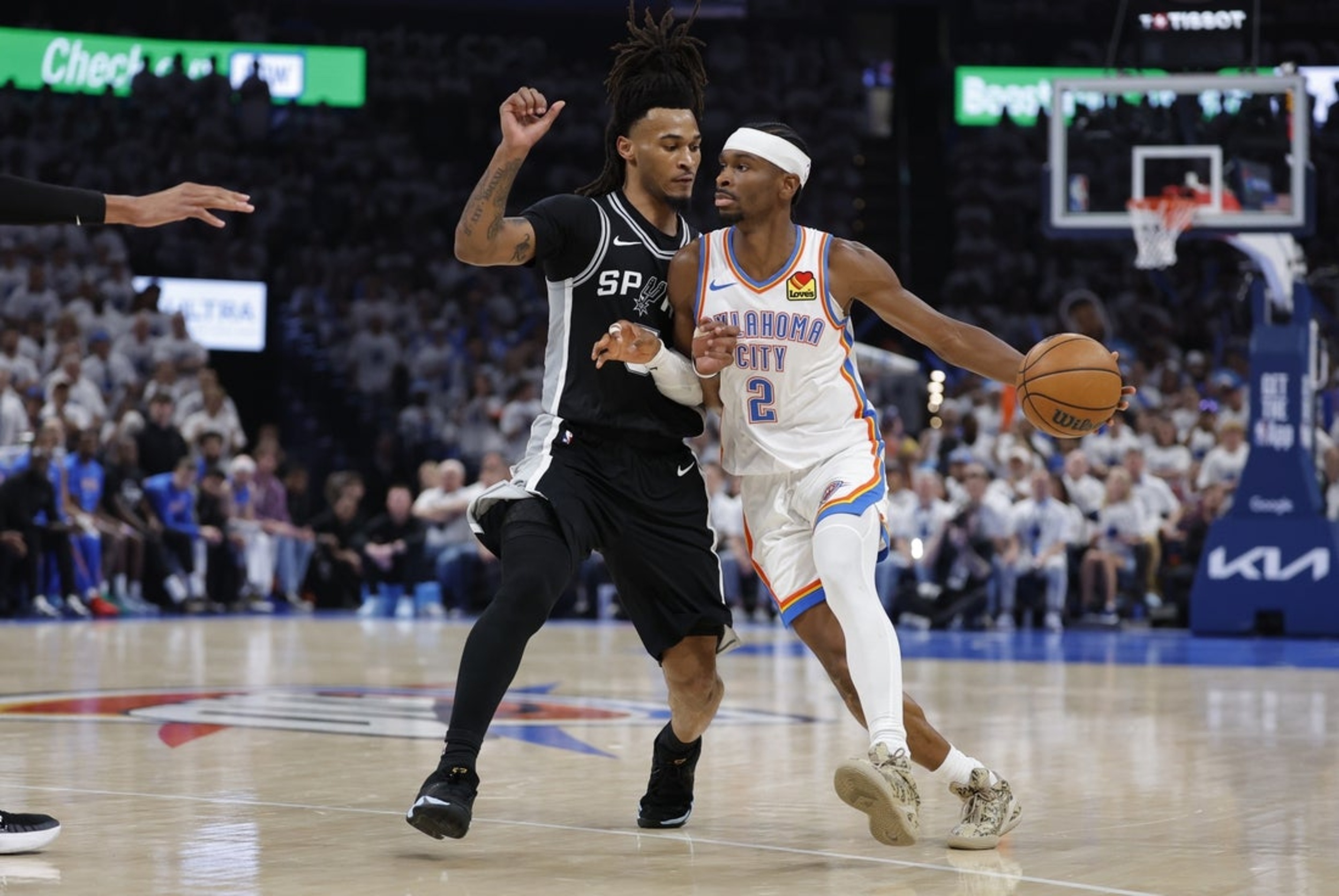 Shai Gilgeous-Alexander pushes Thunder past Spurs for 3-2 edge