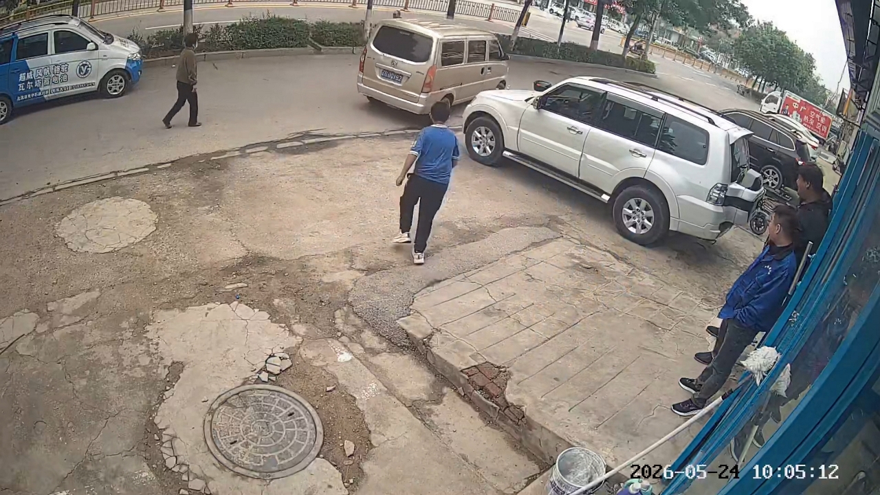 Boy left behind after dad drives off searching for coin