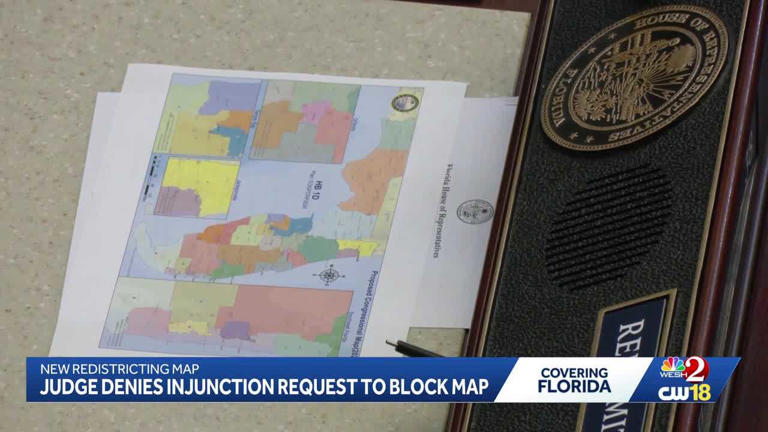 Judge denies request to block Florida's latest congressional map