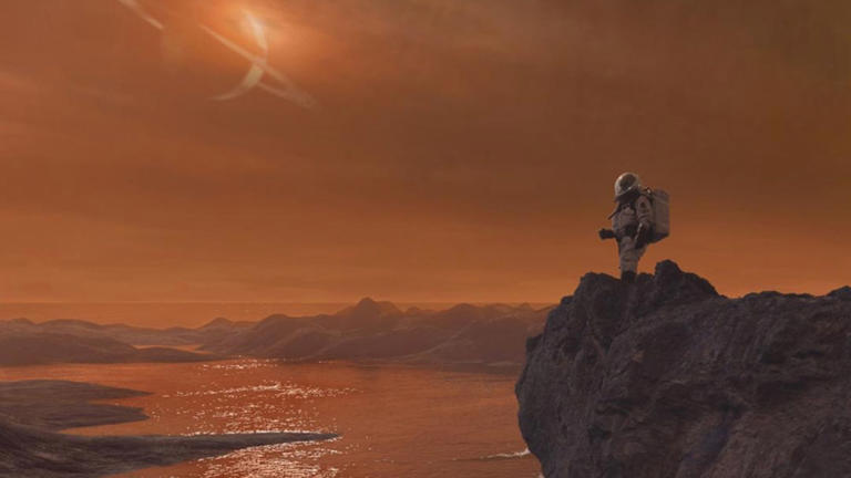 🚀 First planning of a crewed journey to Titan