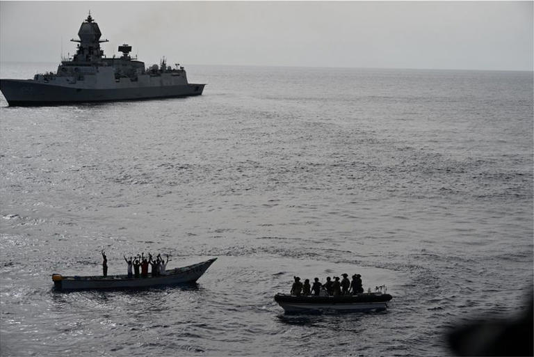 Indian Navy thwarts piracy attempt in Gulf of Aden, saves oil-tanker MV ...