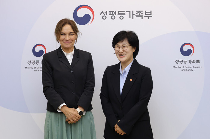 Gender equality minister meets European Parliament's official