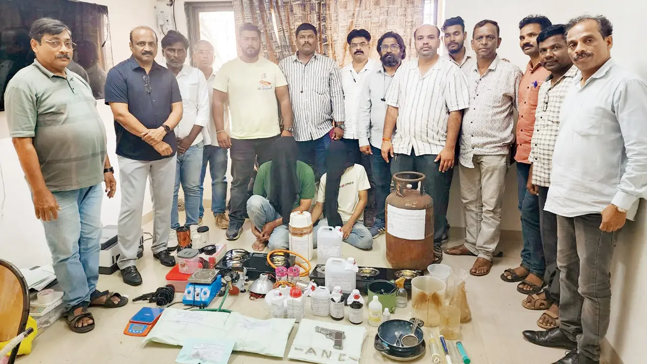 ANC busts MD drug lab in Agripada, seizes contraband worth Rs 50 crore