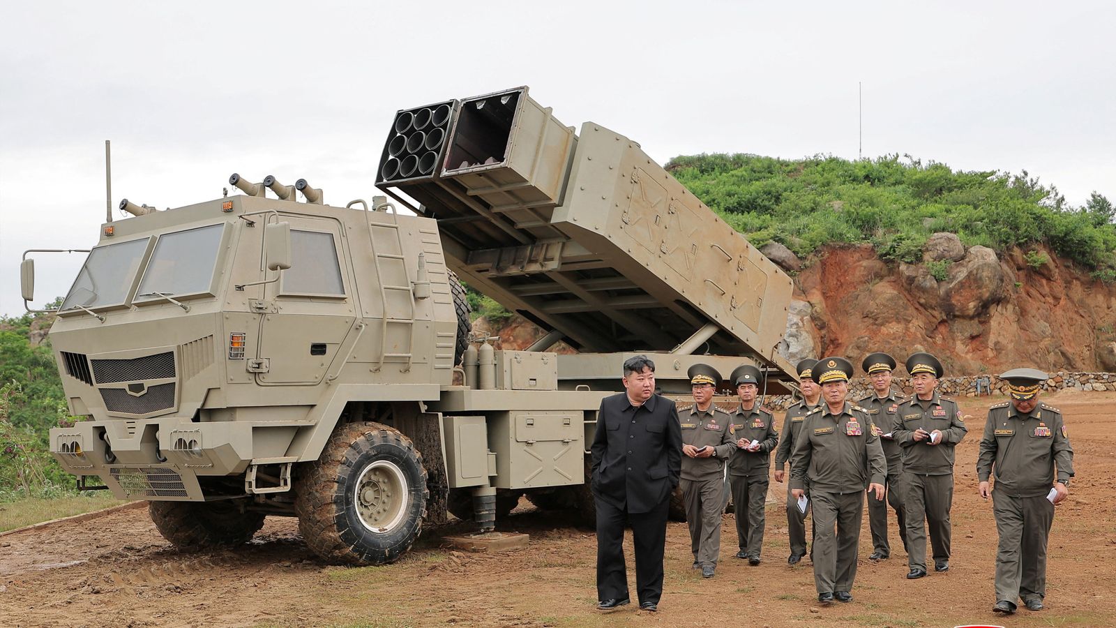 North Korea tests AI-guided missiles as Kim Jong Un looks on