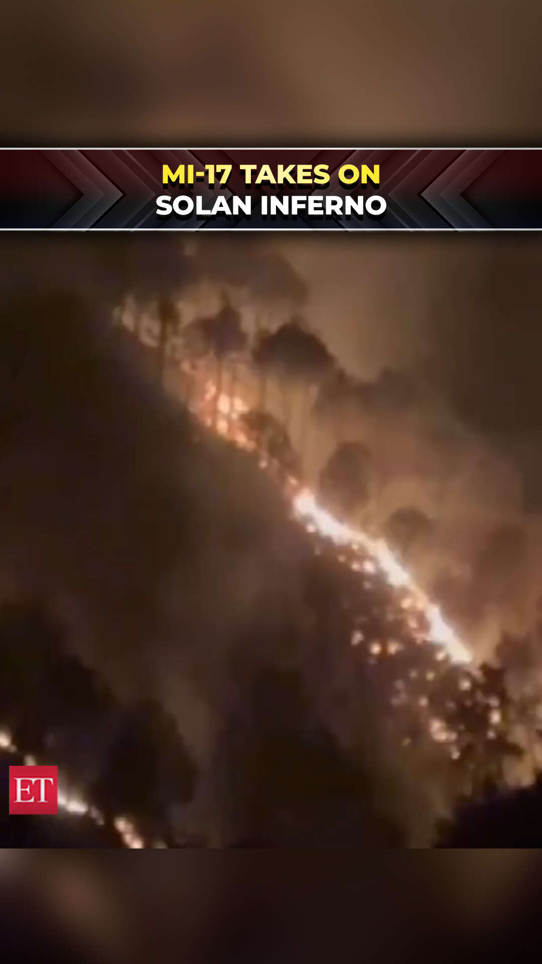 MI-17 helicopter deployed in Kasauli as forest fire spreads across ...