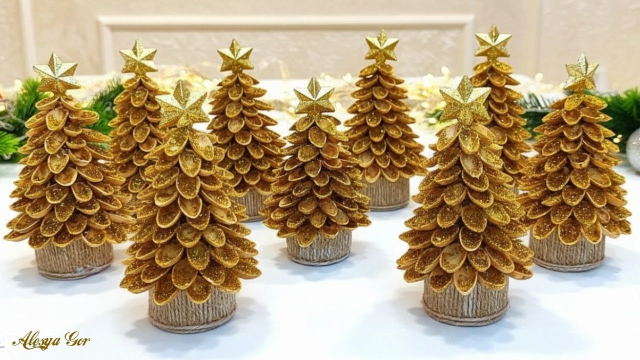 The most beautiful DIY Christmas trees