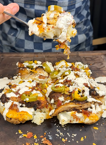 This potato changed me 🥔🔥 crispy, comforting, and way too good to be legal