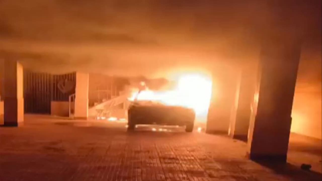 Ghaziabad fire: EV catches fire while charging, 17 people trapped