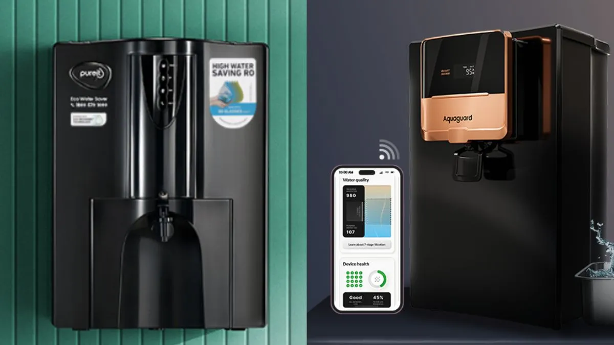 Pureit vs Aquaguard RO water purifiers: Which is better for mineral ...