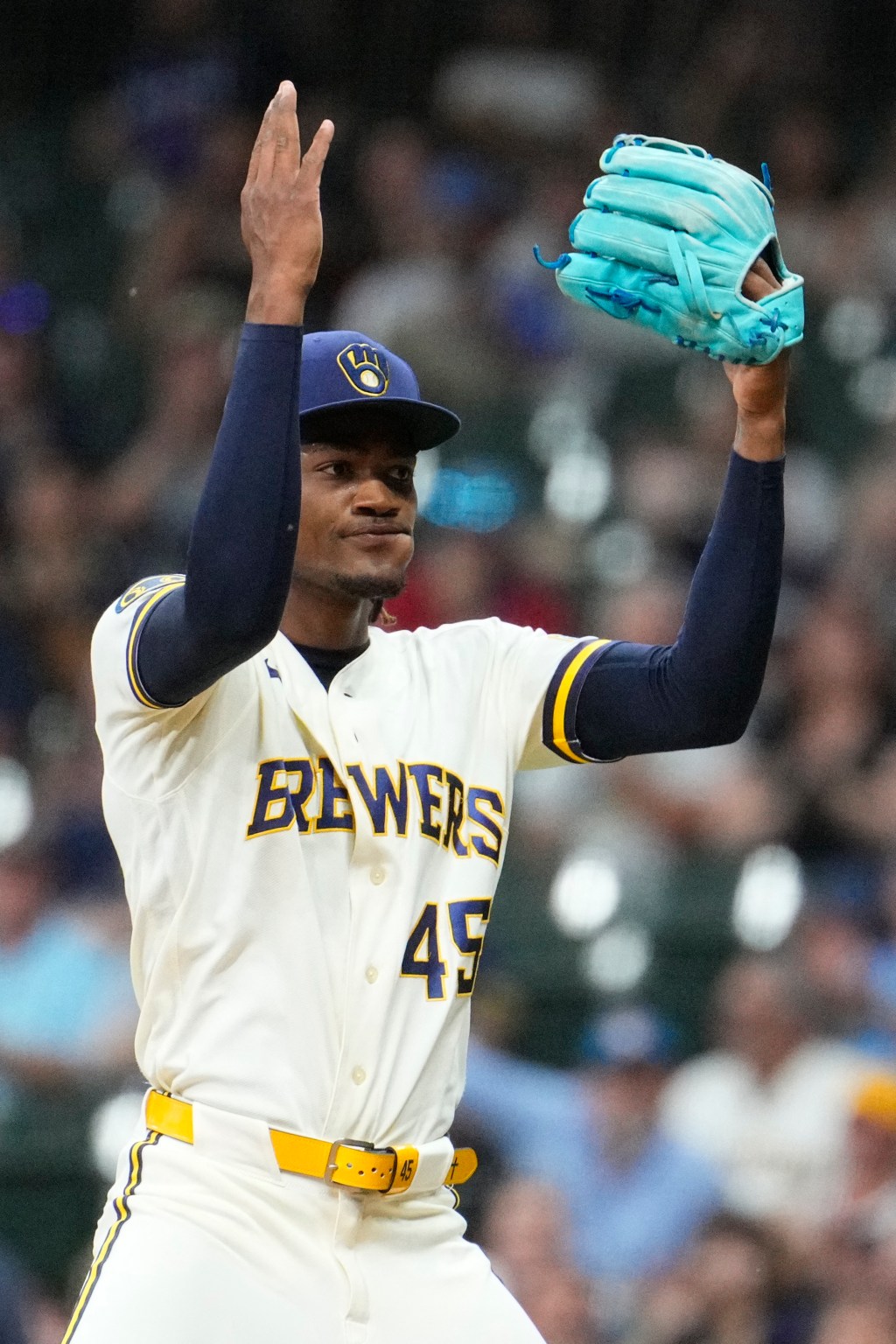 Brewers’ Abner Uribe learns his MLB punishment for crotch-chop celebration