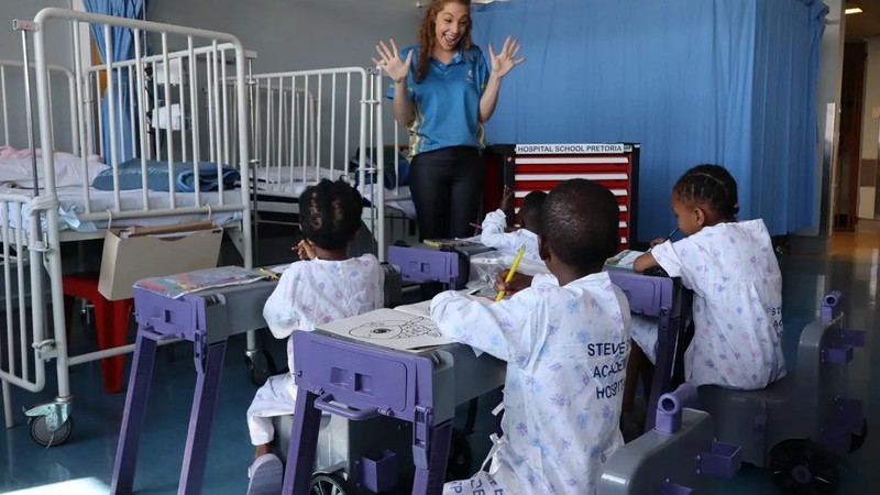 How portable study desks are assisting education for hospitalised ...