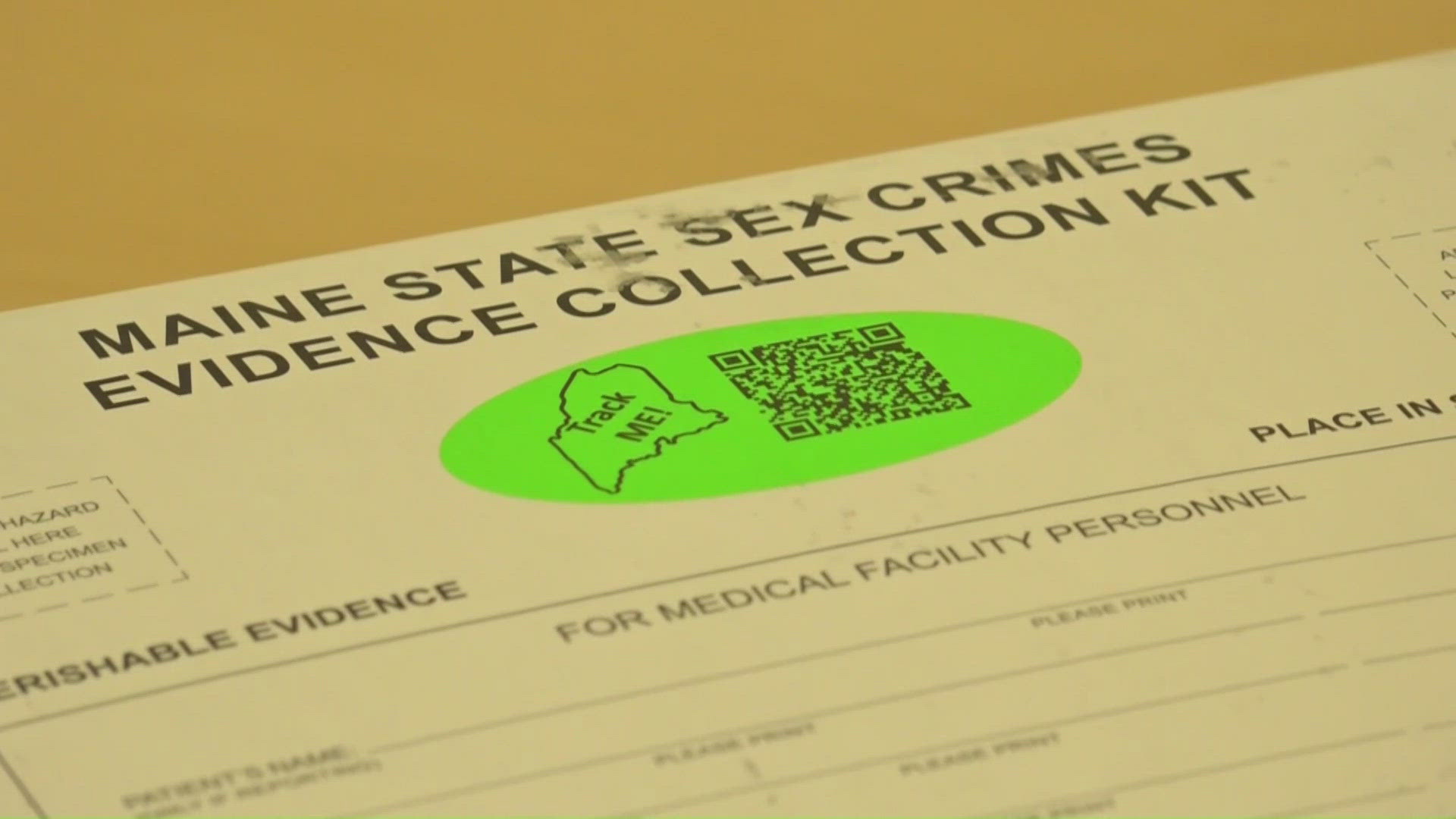 Maine will now offer 24/7 tracking system for sexual assault kits