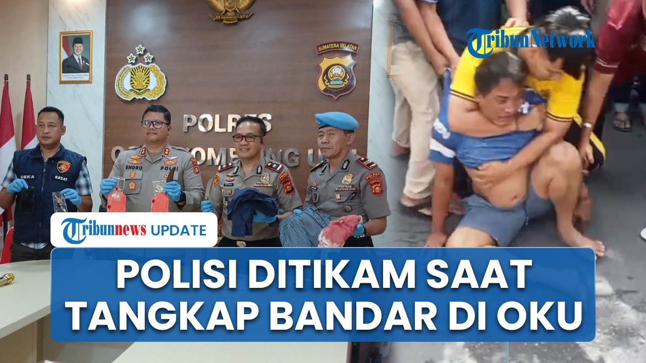 Kronologi polisi di OKU ditikam saat tangkap bandar narkoba, kini ...