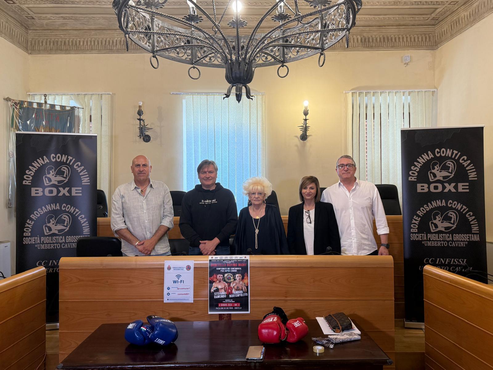 La «Orbetello Boxing Night» con il titolo Continental IBO