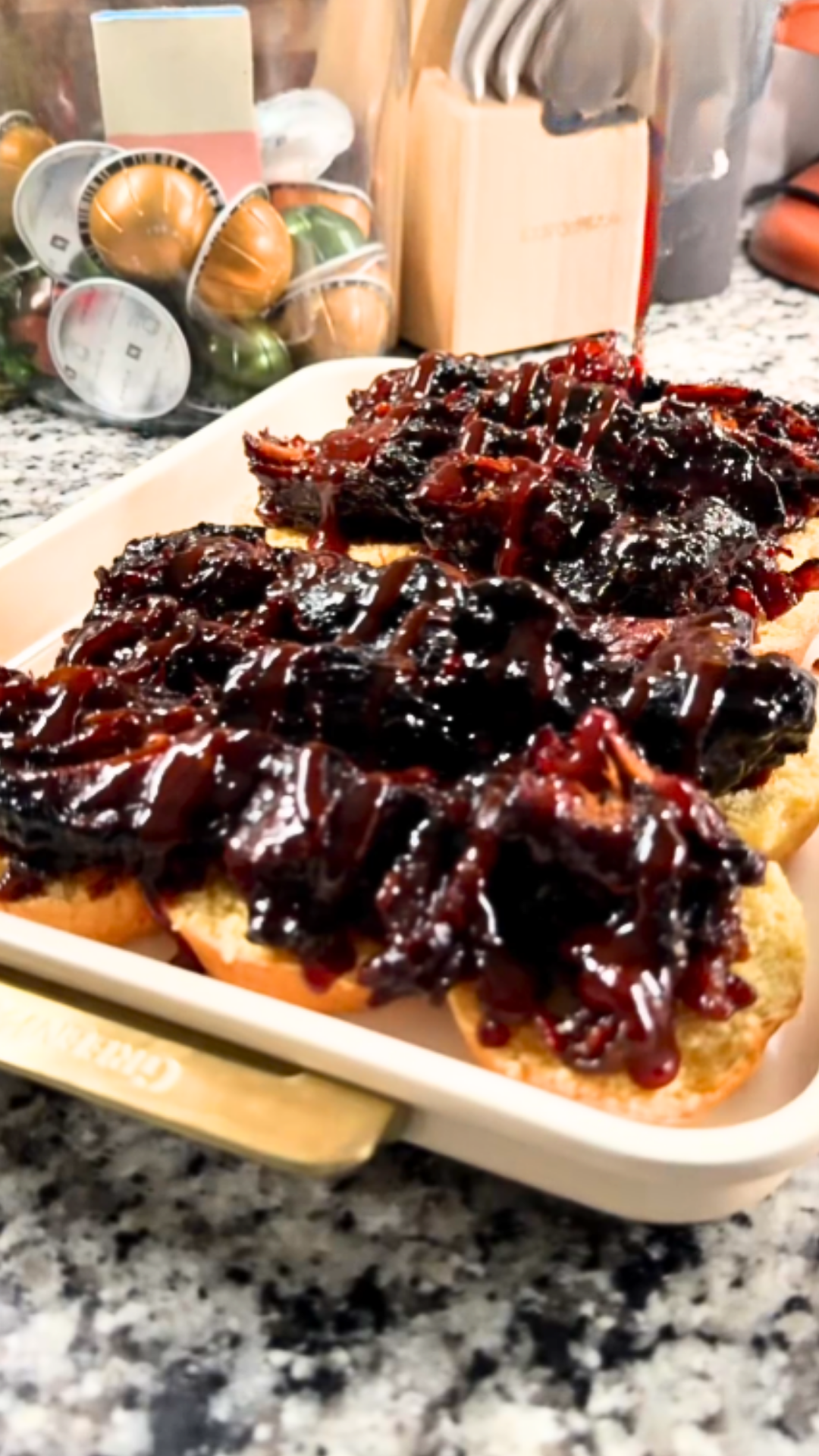 Burnt end sliders with bacon jam recipe