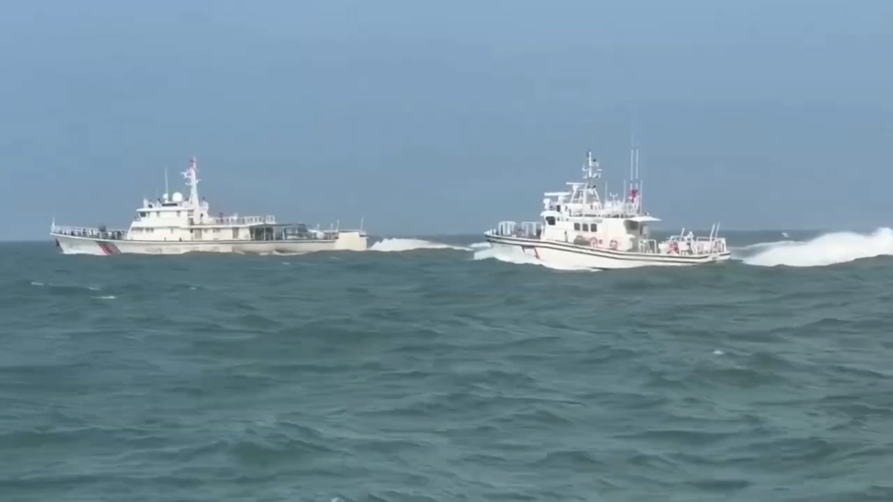 Coast Guard drives Chinese ships away from restricted waters near Kinmen