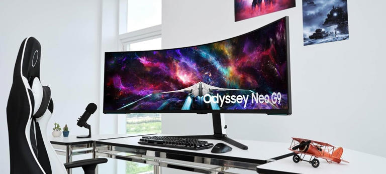 The giant 57-inch Samsung Odyssey Neo G9 gaming monitor is on sale for ...