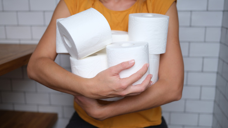 Not cabinets, not shelves: A clever Dollar Tree DIY for stylish toilet ...