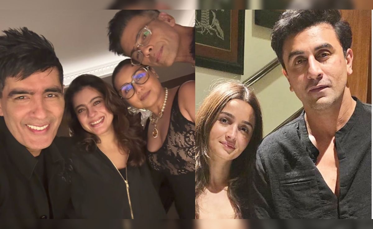 Pics: Kajol, Rani Mukerji, Ranbir-Alia at Karan Johar's 54th birthday bash