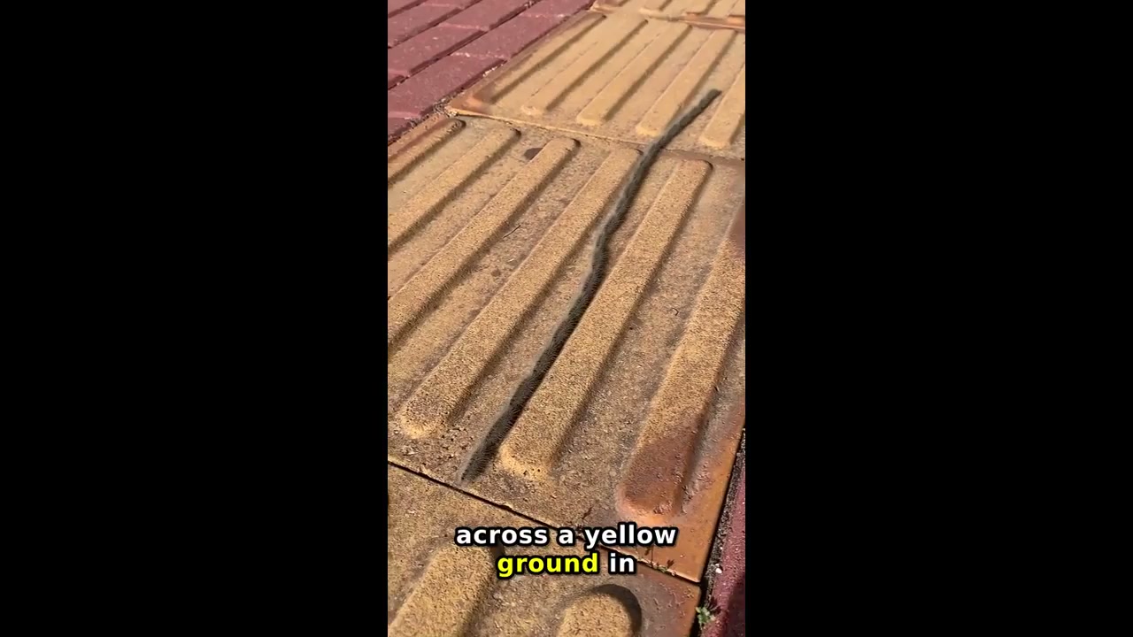 Endless line of marching caterpillars in Germany