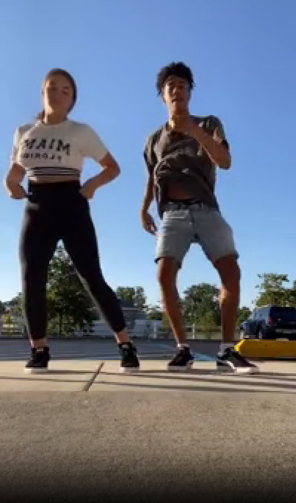 Smooth puma dance moves with friends in style