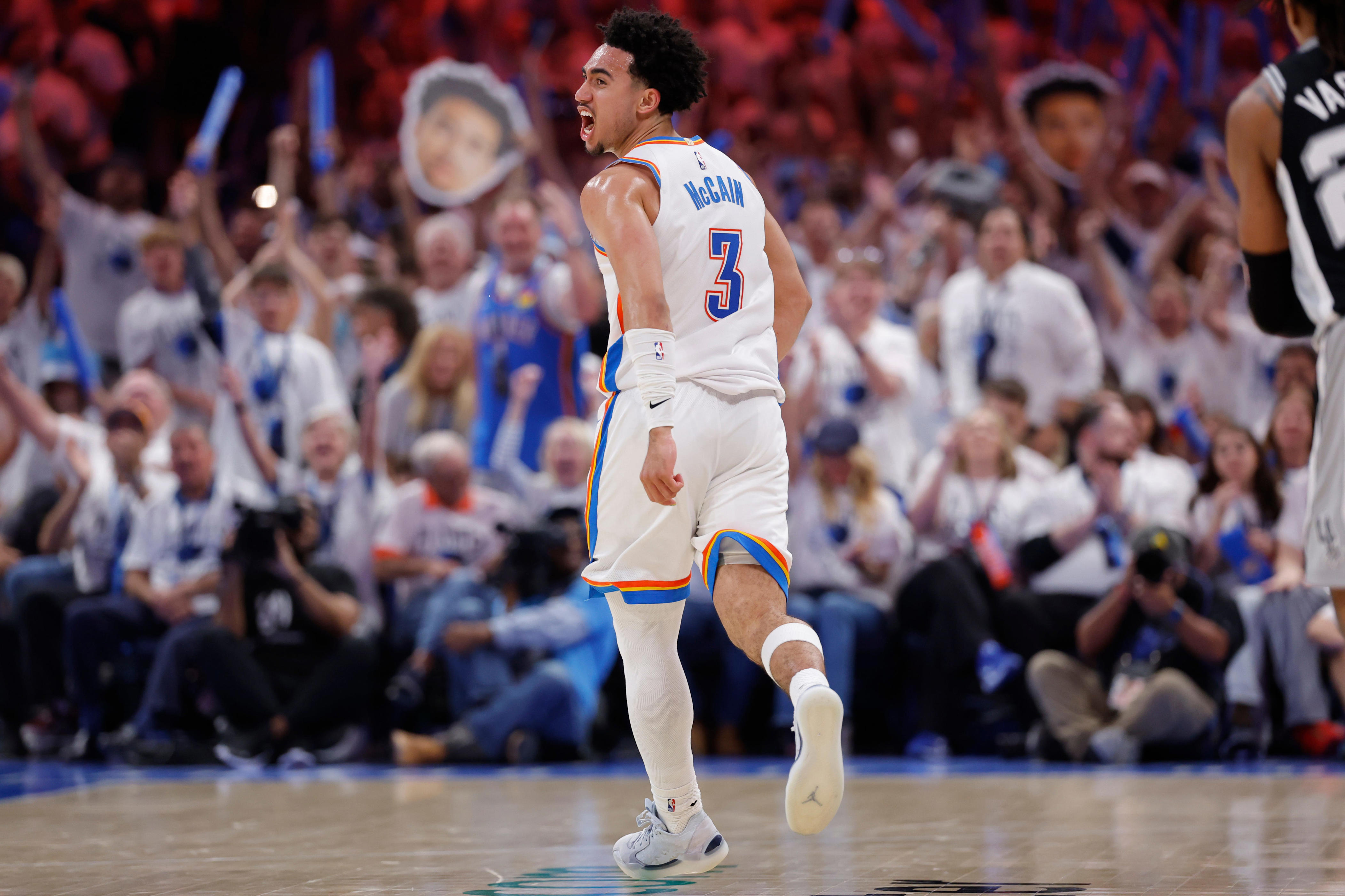 OKC's gamble to start Jared McCain paid off in Game 5 win over Spurs